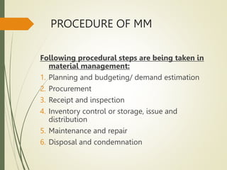 MATERIAL MANAGEMENT PPT.pptx