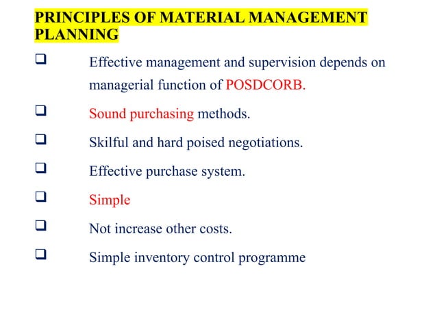 material management ppt planning and procurement of material manargment ms word.pptx