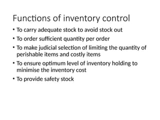 material management ppt planning and procurement of material manargment ...