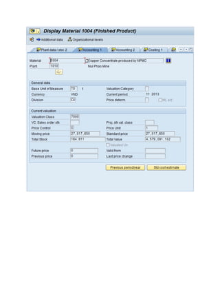 Material master | DOCX