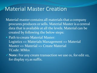 Materialmasterdatanew 160615124527 | PPT