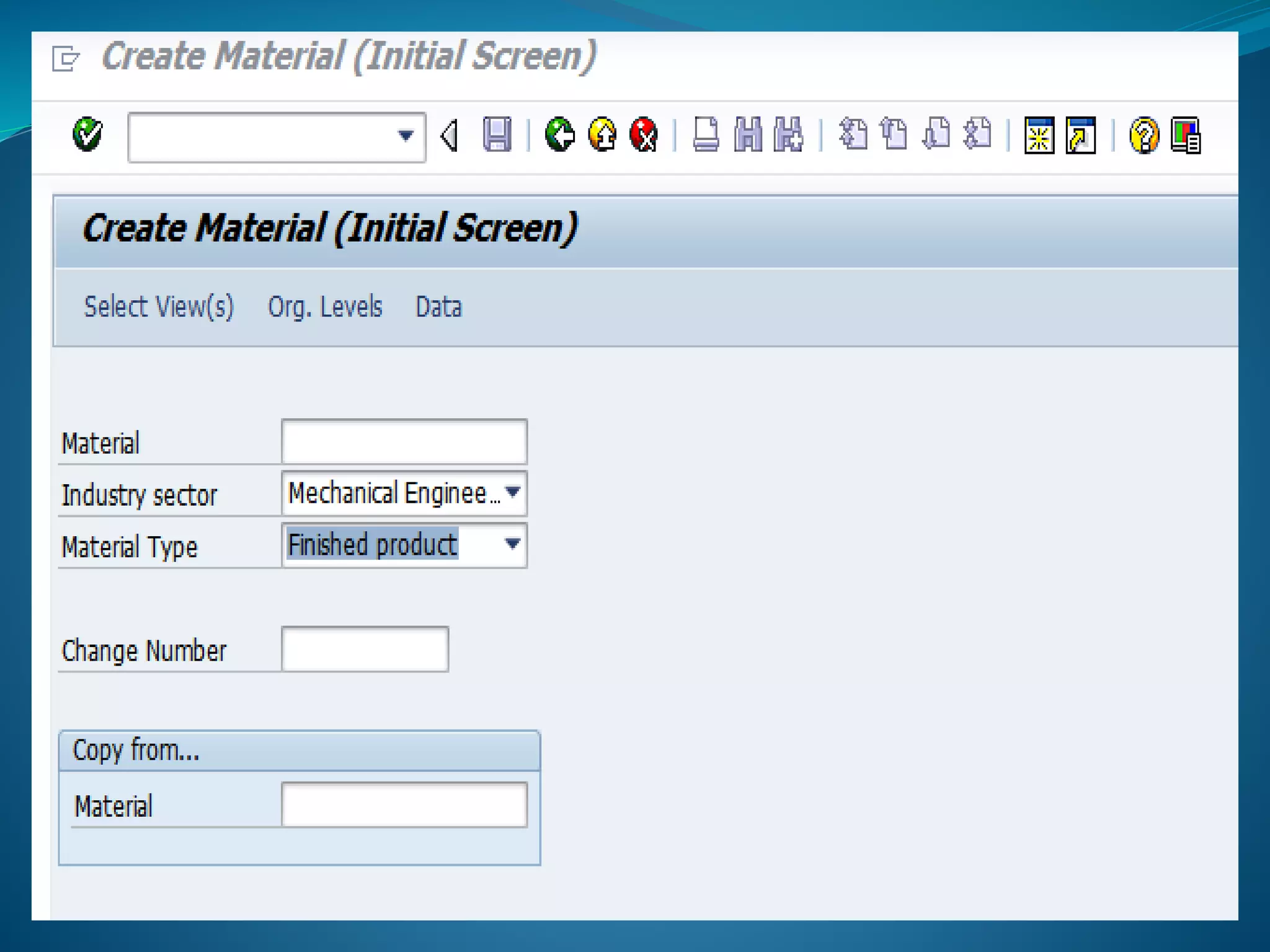 Material master data in sap mm | PPTX