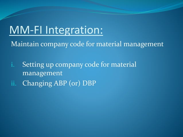 Material master data in sap mm | PPTX | Business Accounting & Finance ...