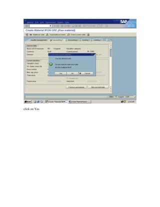 Material master mm01 | PDF