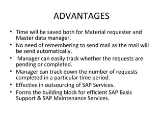 Material Master Process using Adobe forms | PPT