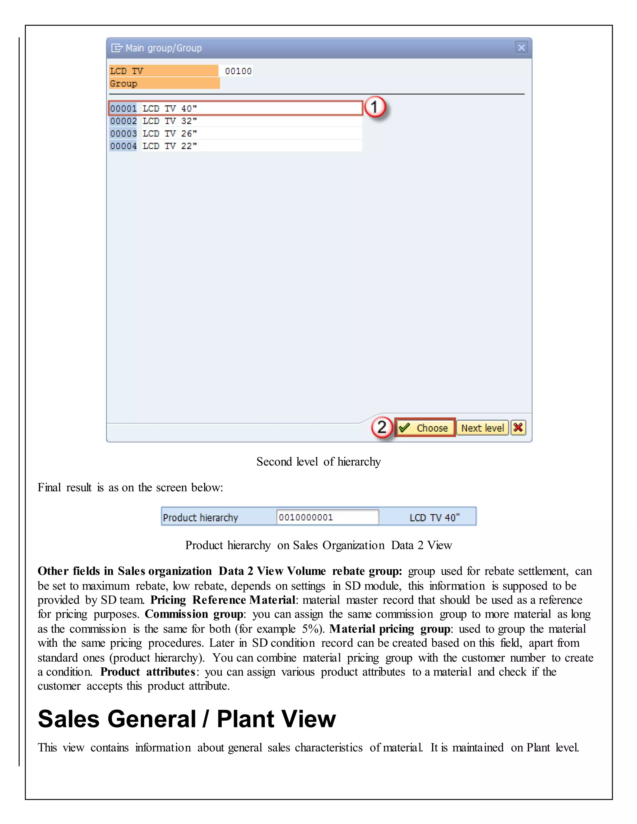 Material master views | DOCX