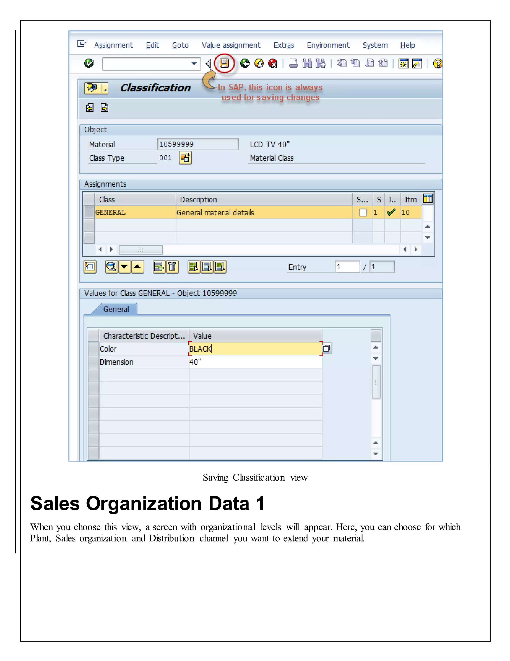 Material master views | DOCX