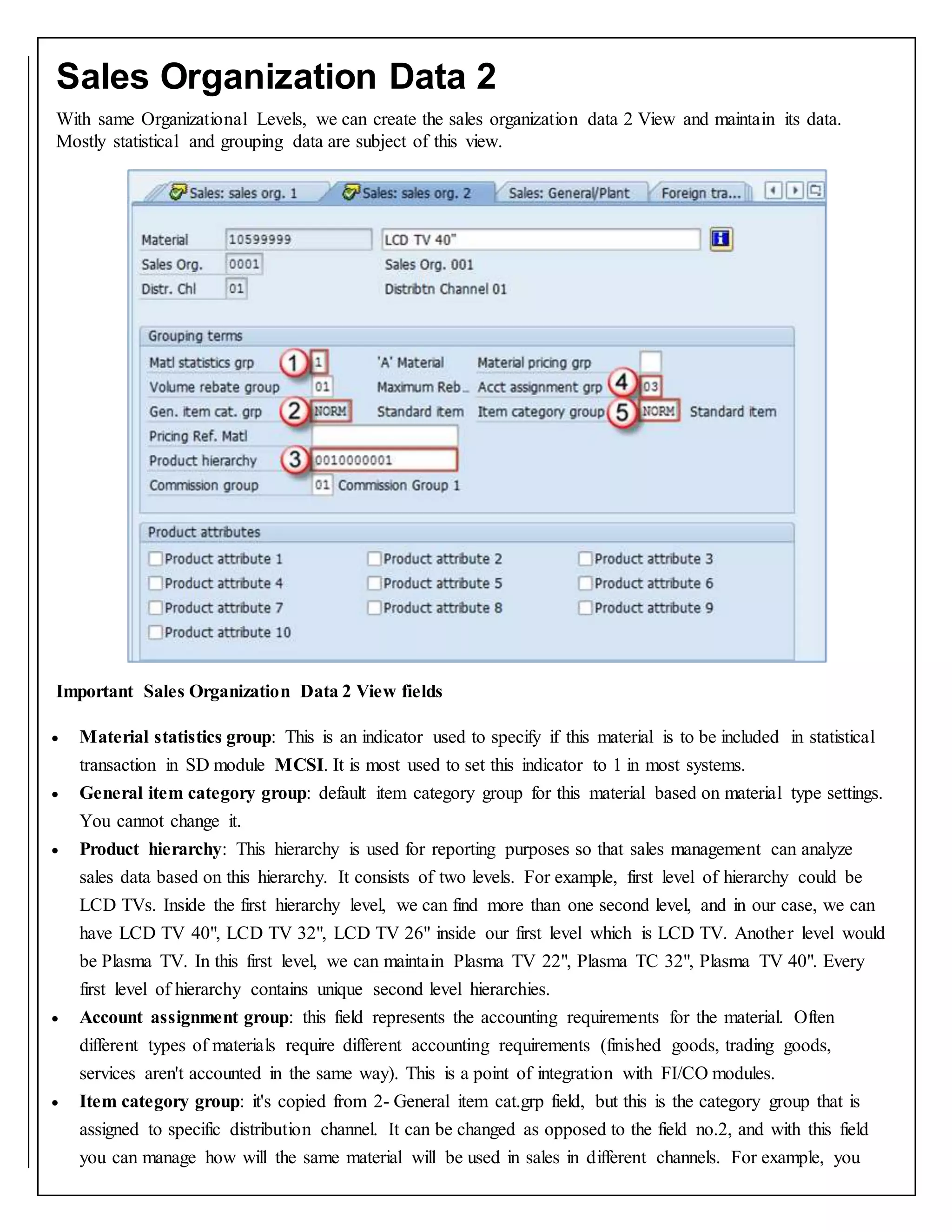 Material master views | DOCX
