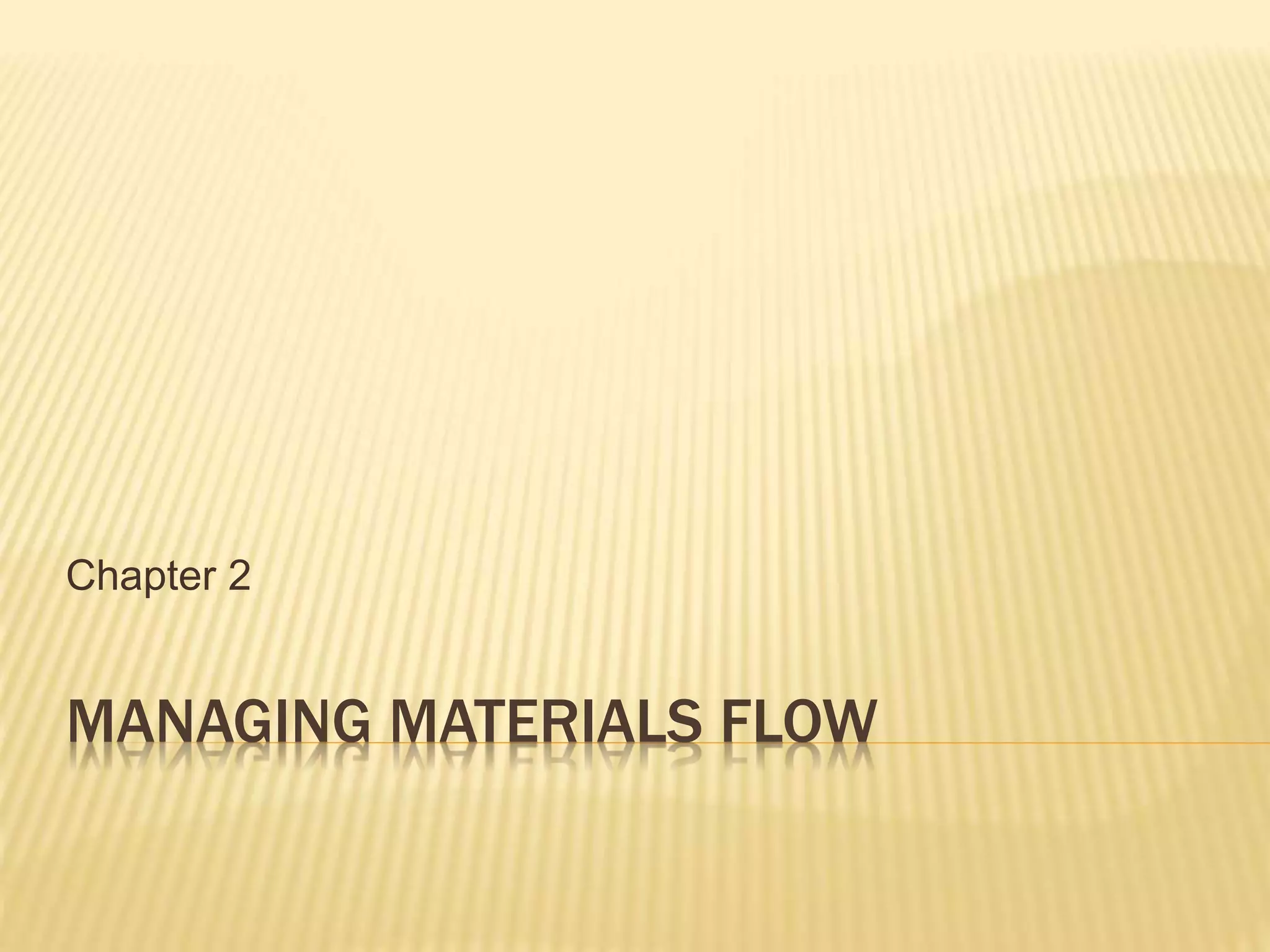Material management flow and DRP | PPTX
