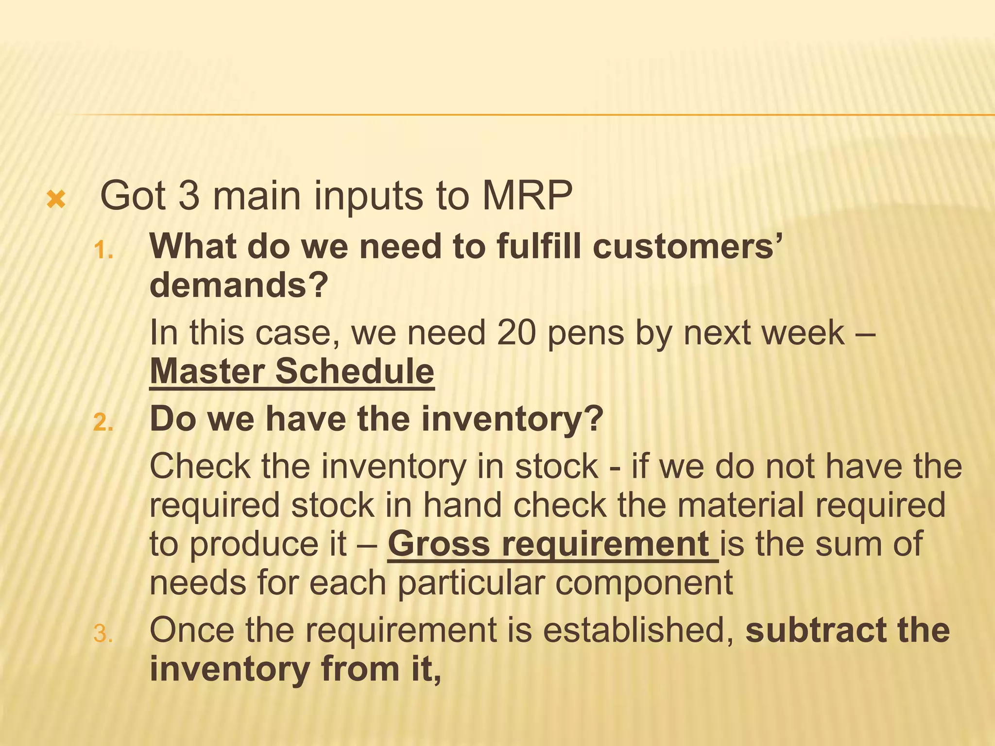 Material management flow and DRP | PPTX