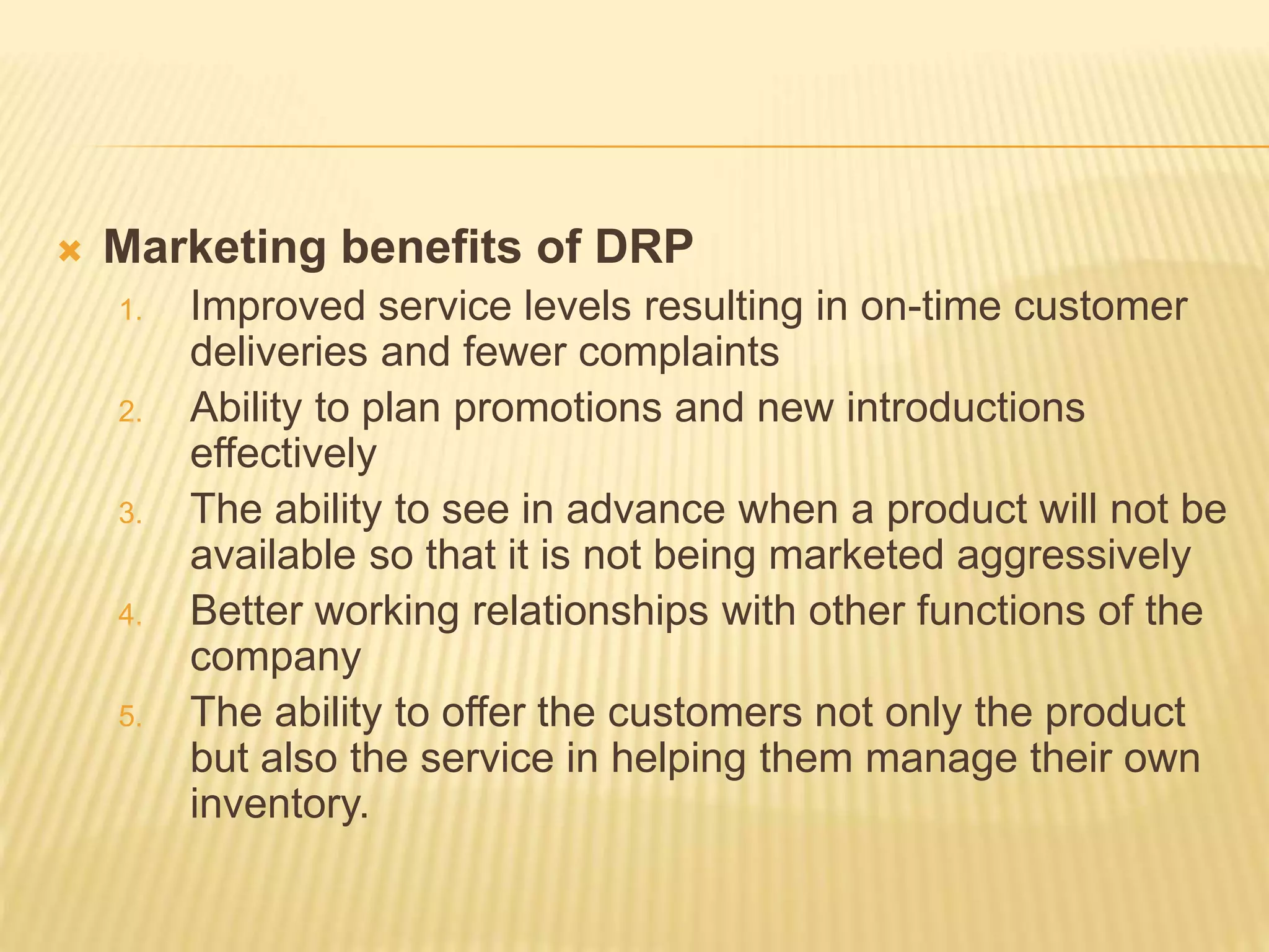 Material management flow and DRP | PPTX