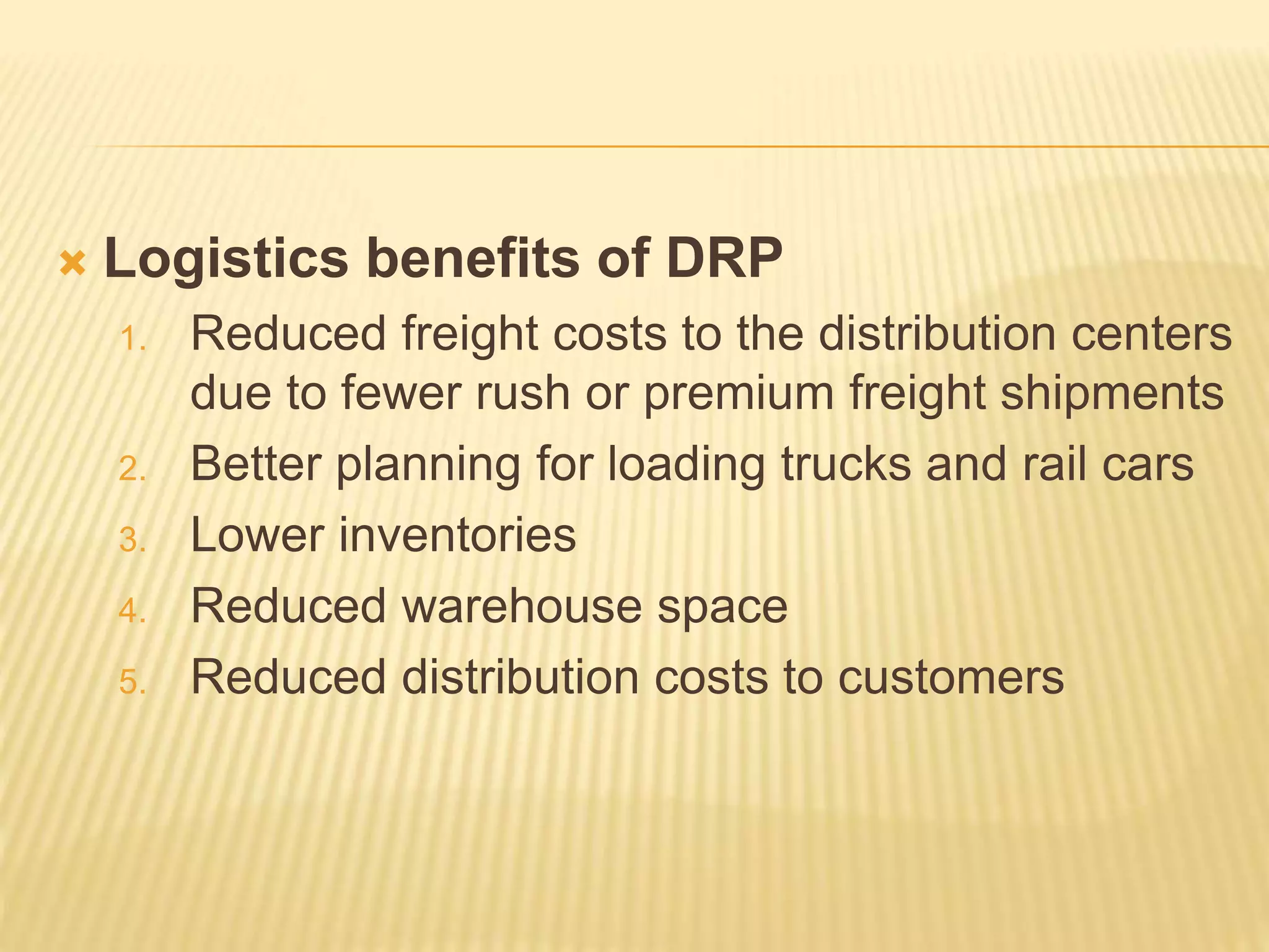 Material management flow and DRP | PPTX