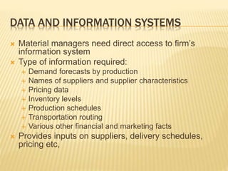 Material management flow and DRP | PPT