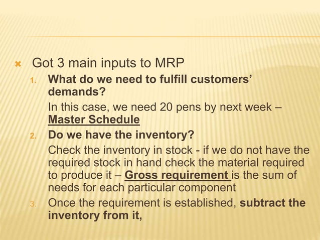 Material management flow and DRP | PPT