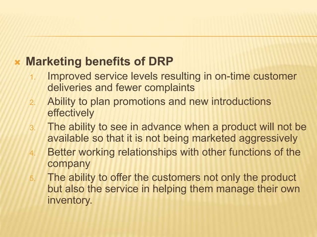 Material management flow and DRP | PPT