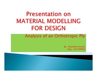 Material modelling for design | PDF