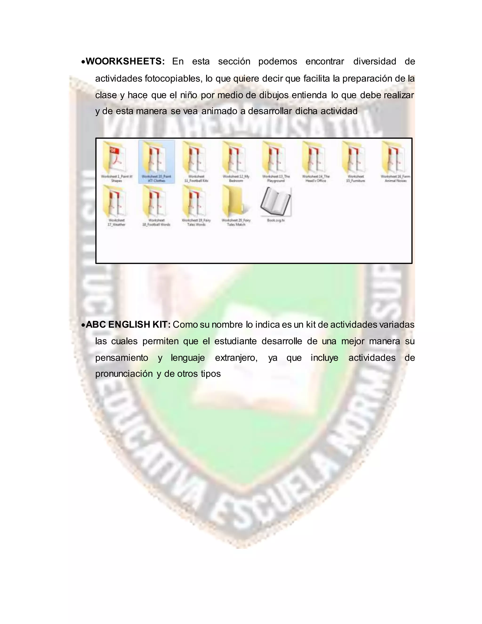 Material my abc english kit | PDF