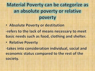 Material poverty | PPTX