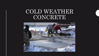 Cold Weather Concrete | PDF