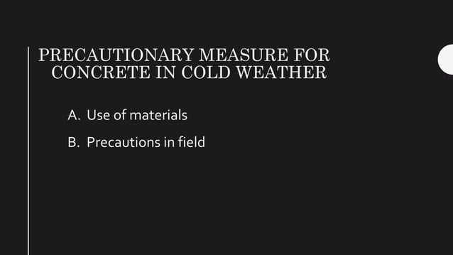 Cold Weather Concrete | PDF