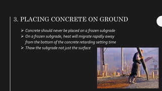 Cold Weather Concrete | PDF