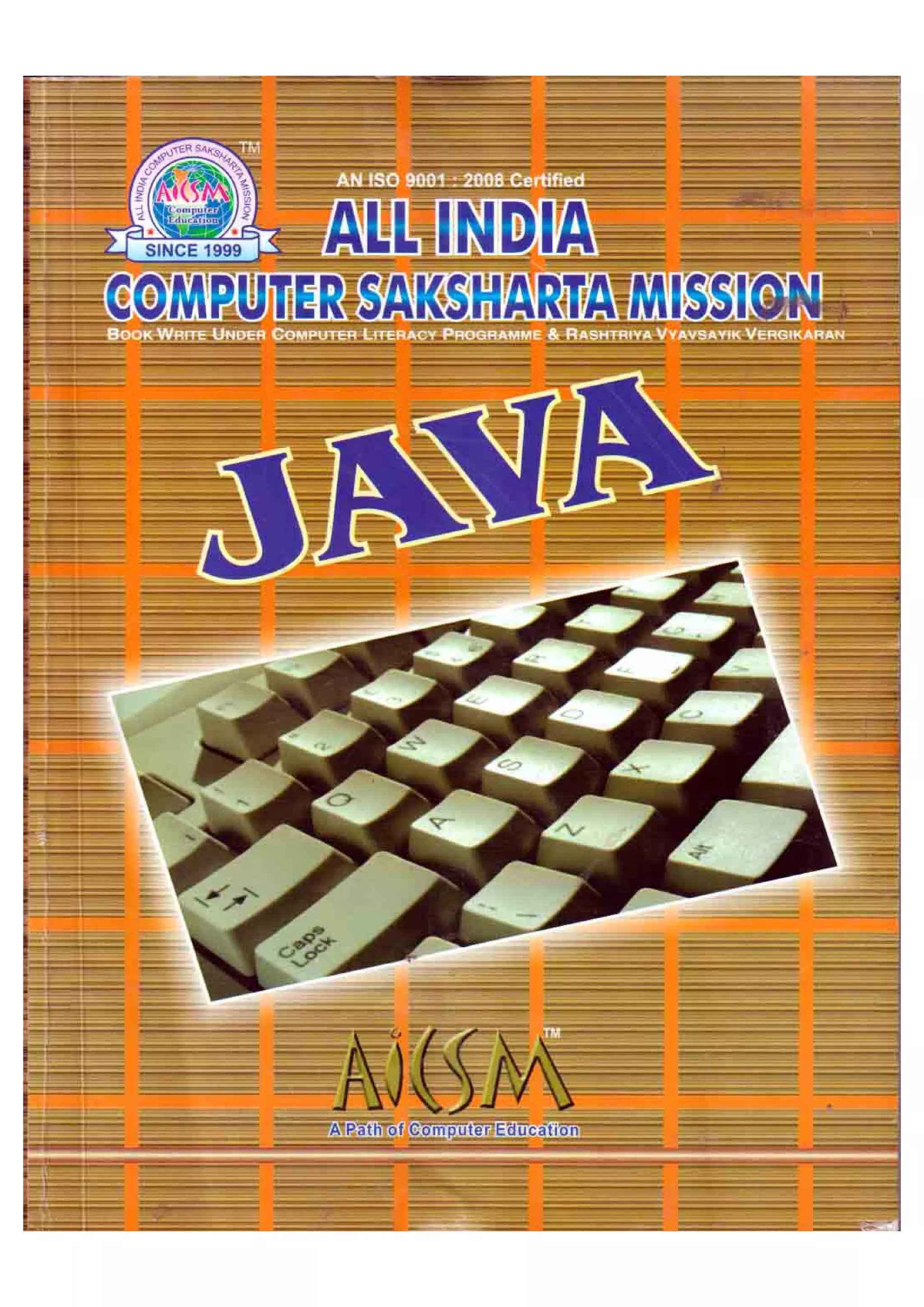 Material provided by All India Computer Saksharta Mission To Branch ...