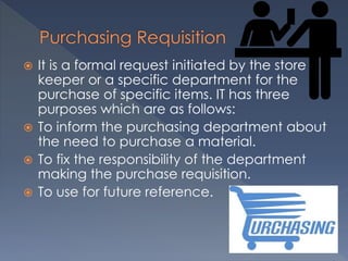 Material purchasing | PPTX