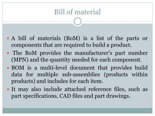 Material requirement planning and its importance om | PPT