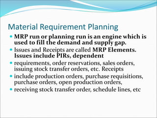 SAP MM PP Material requirement planning | PPT