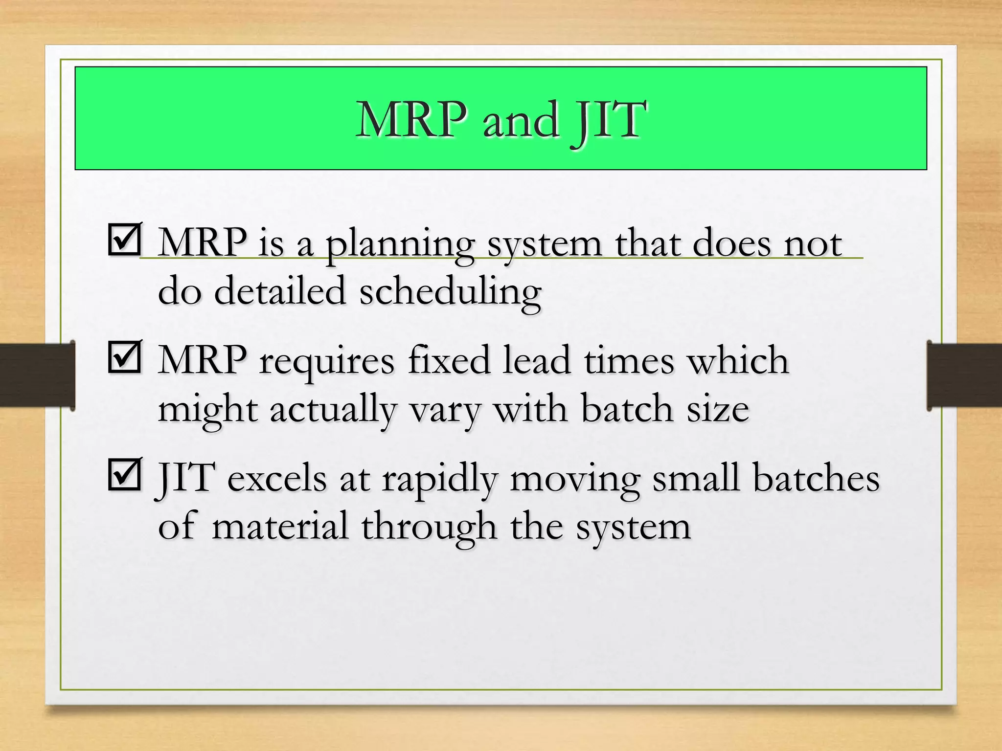 MATERIAL REQUIREMENTS PLANNING (MRP) | PPTX | Business | Business and Finance
