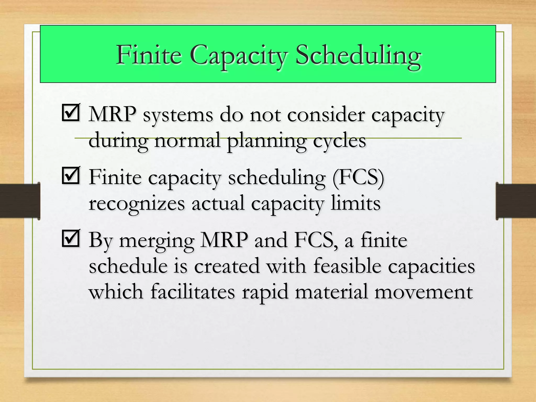 MATERIAL REQUIREMENTS PLANNING (MRP) | PPTX