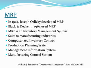 Material requirement planning(mrp) | PPTX | Business Accounting ...
