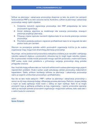 Koja je razlika između Material Requirements Planning ili MRP i ...