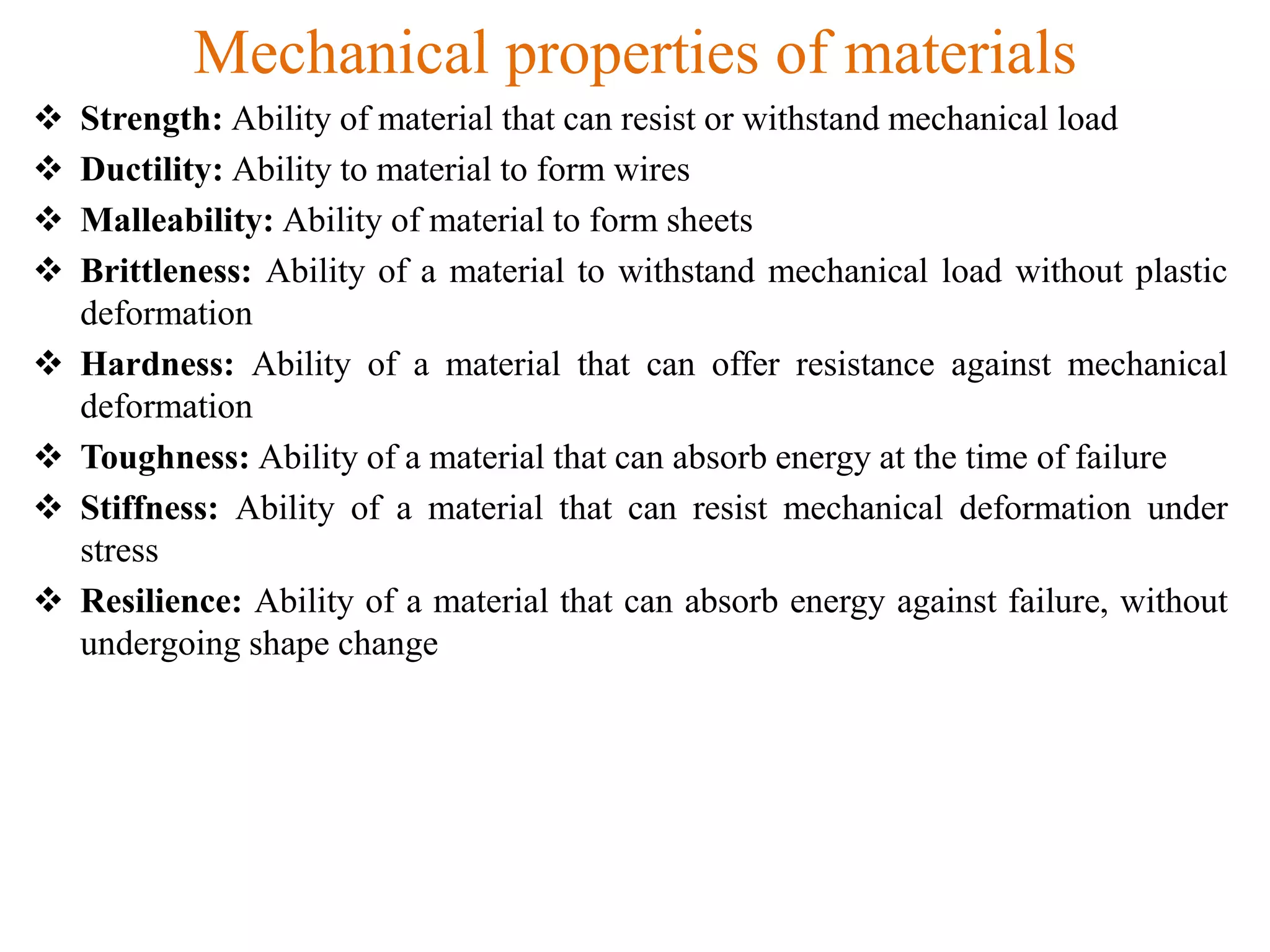 Engineering materials | PPTX
