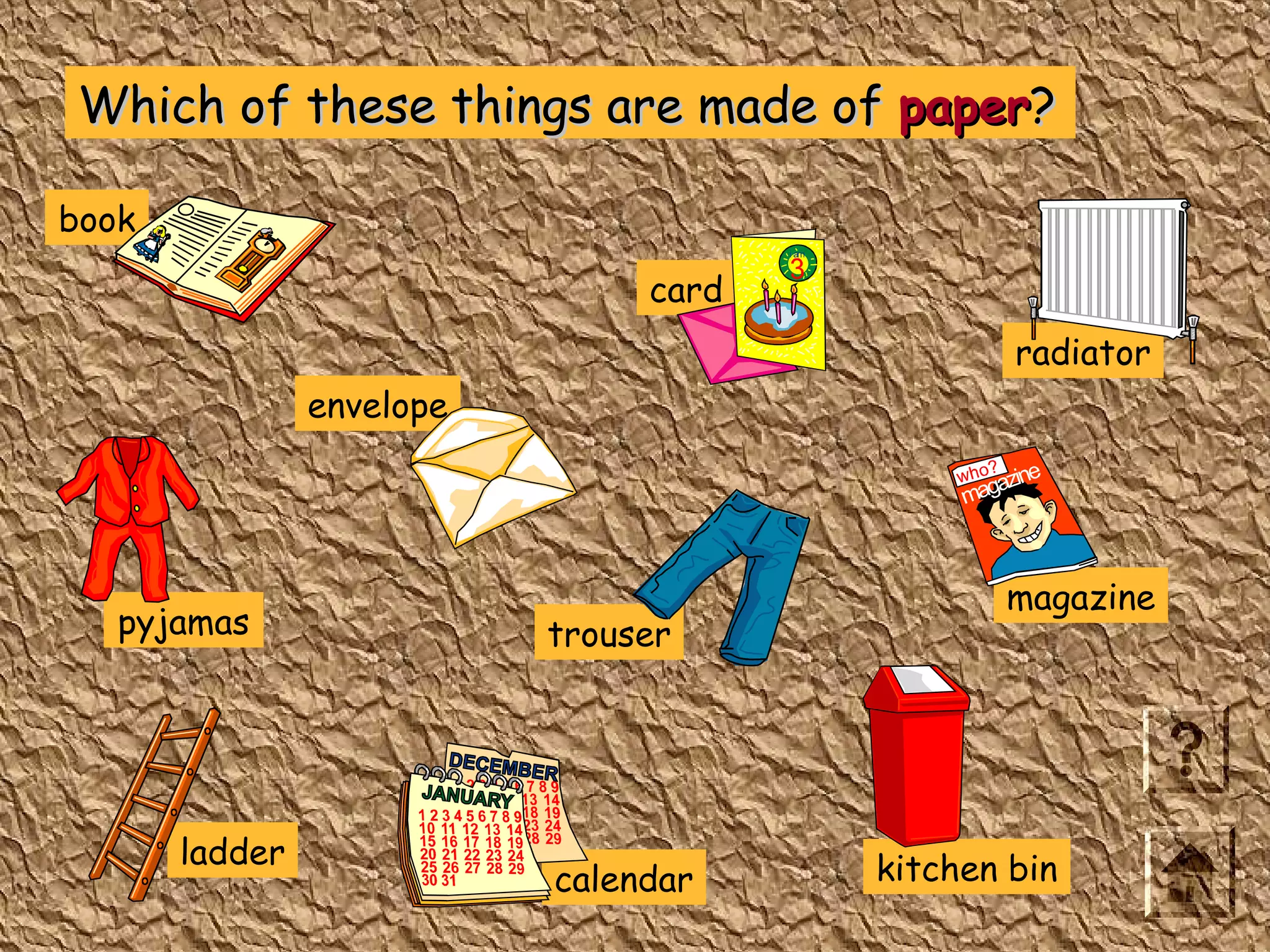 Materials - vocabulary | PPT