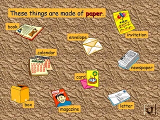 Materials - vocabulary | PPT