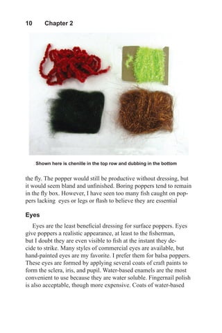 Tying Bass Poppers Materials | PDF