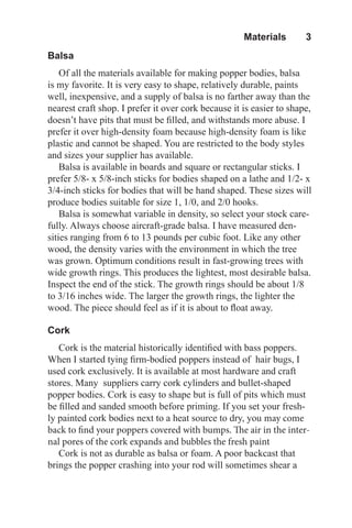 Tying Bass Poppers Materials | PDF