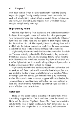 Tying Bass Poppers Materials | PDF