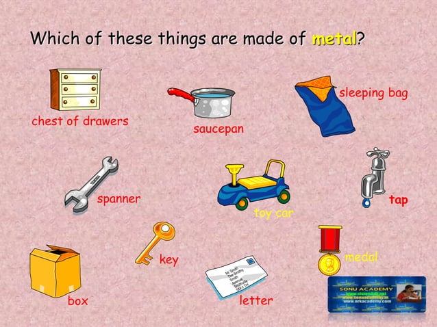 MATERIALS (made from plants and animals) | PPT