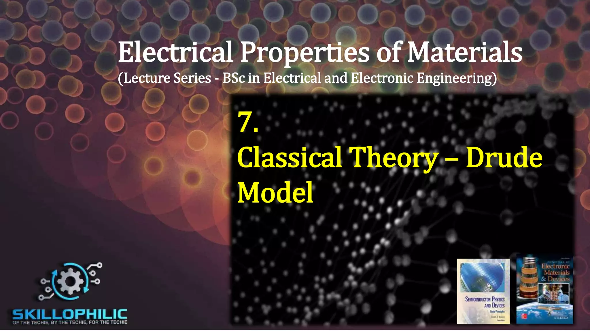 Electrical Properties of Materials - Course Contents | PPTX
