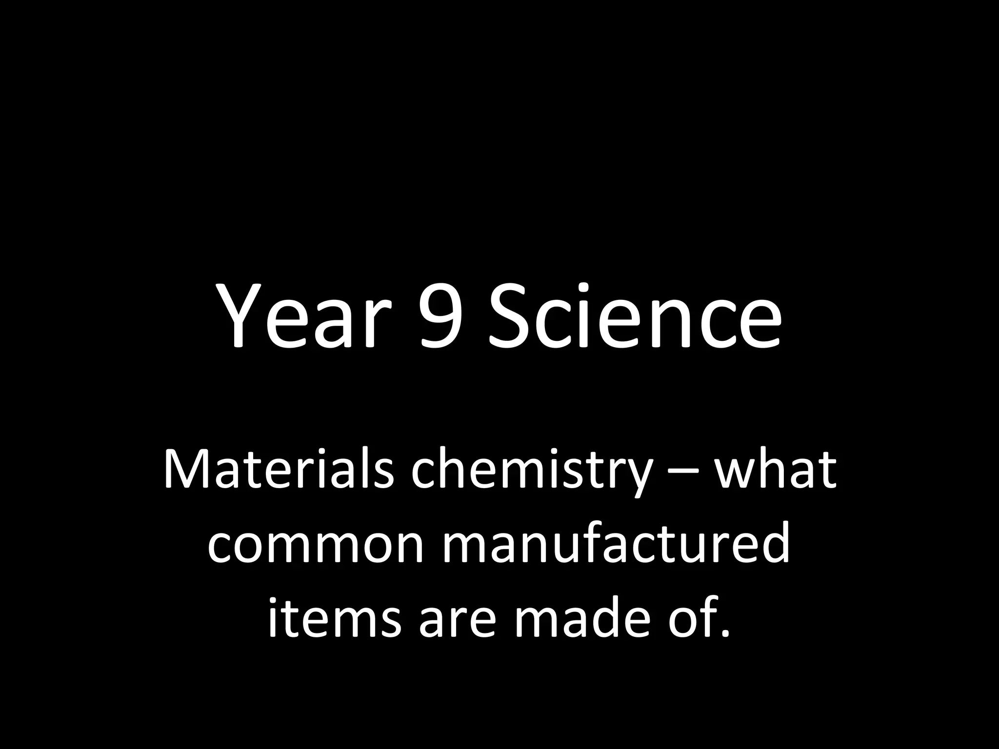 Materials Chemistry | PPT
