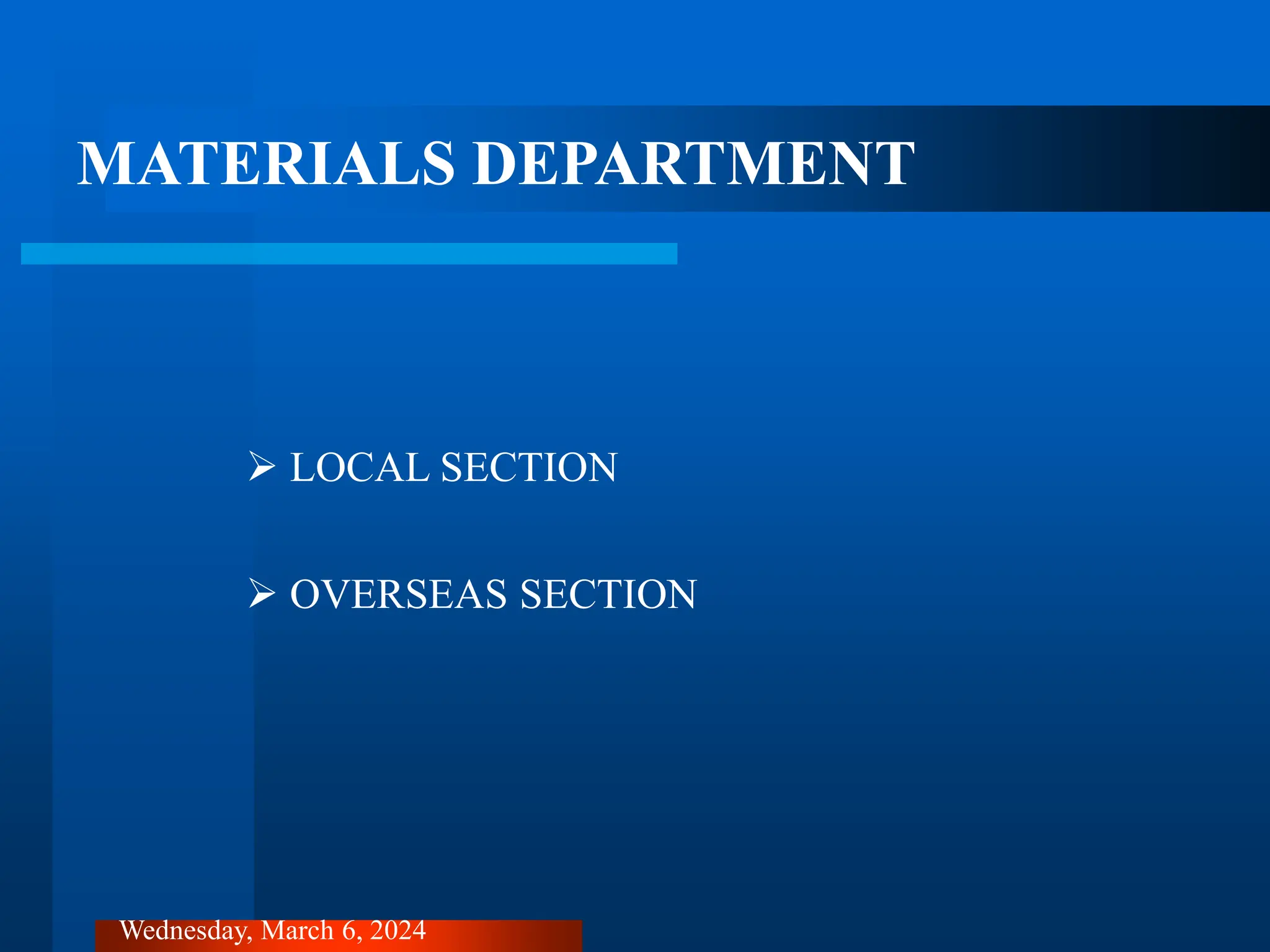 Materials - LATEST.ppt materials management | PPT