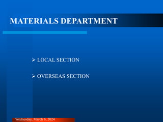 Materials - LATEST.ppt materials management | PPT