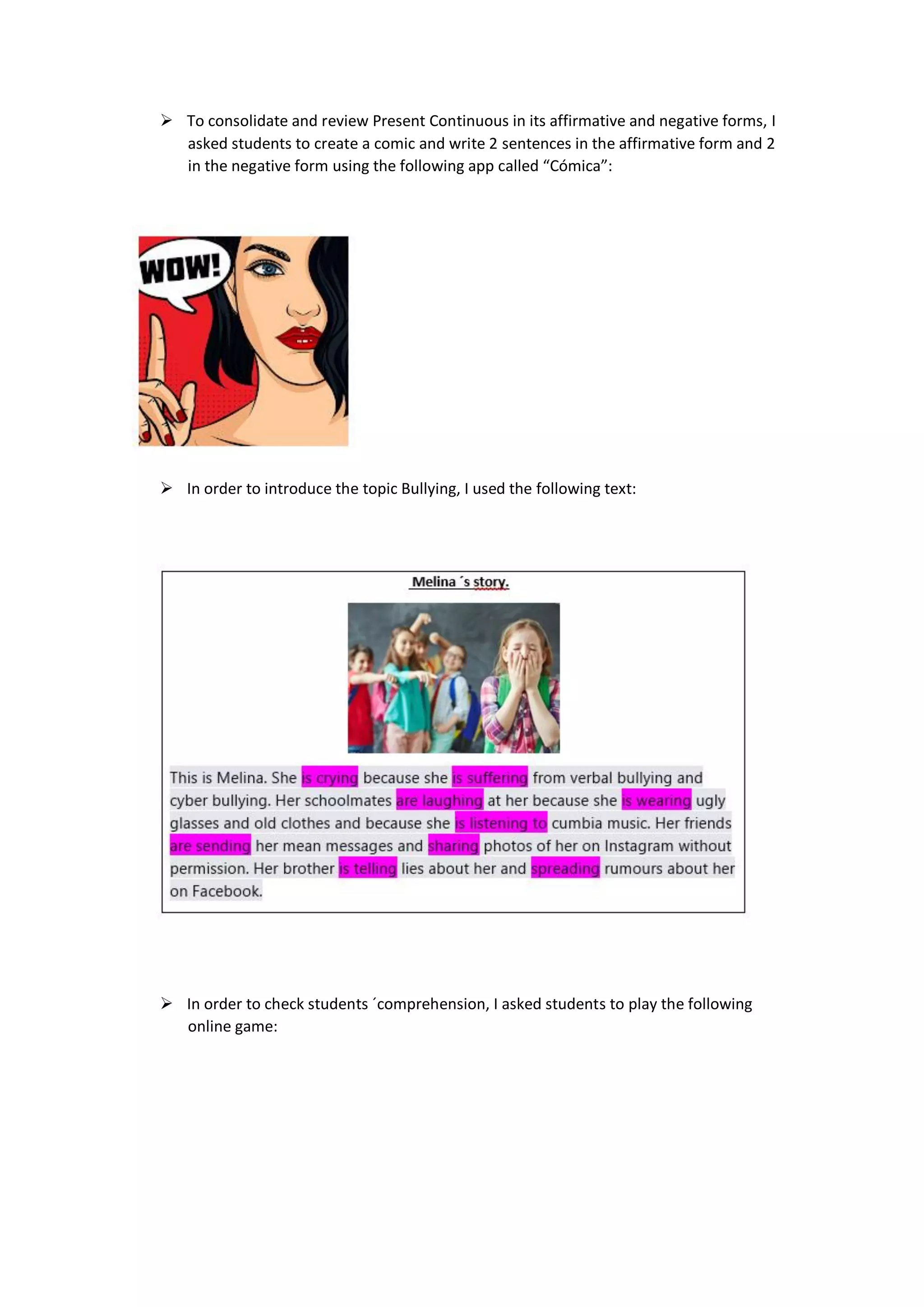 Materials The first Didactic Unit- secondary level | PDF