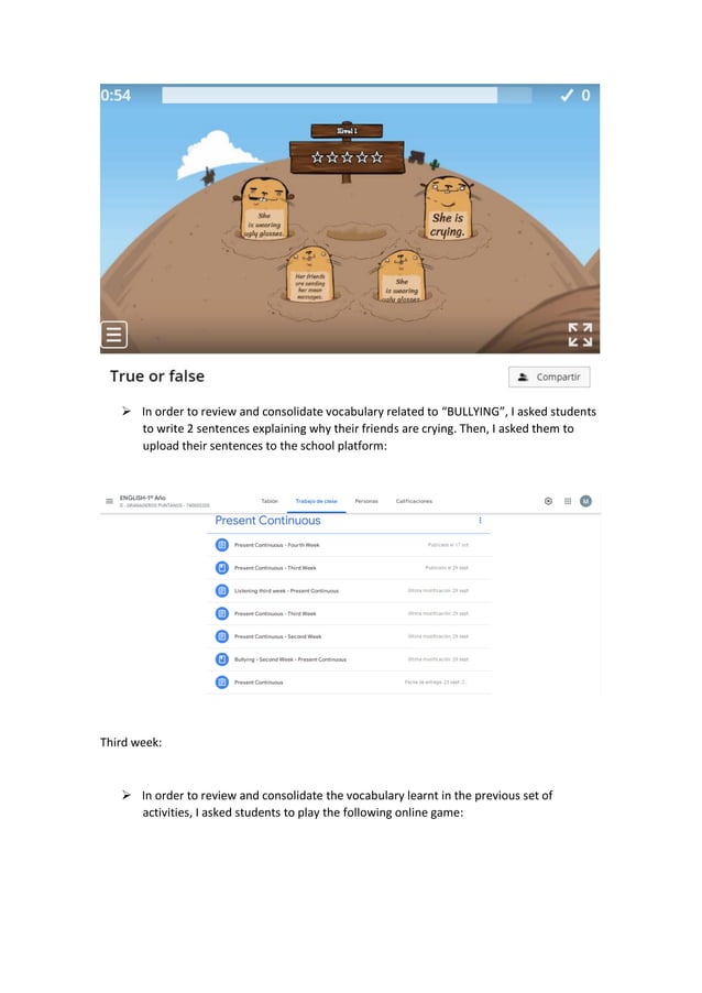 Materials The first Didactic Unit- secondary level | PDF