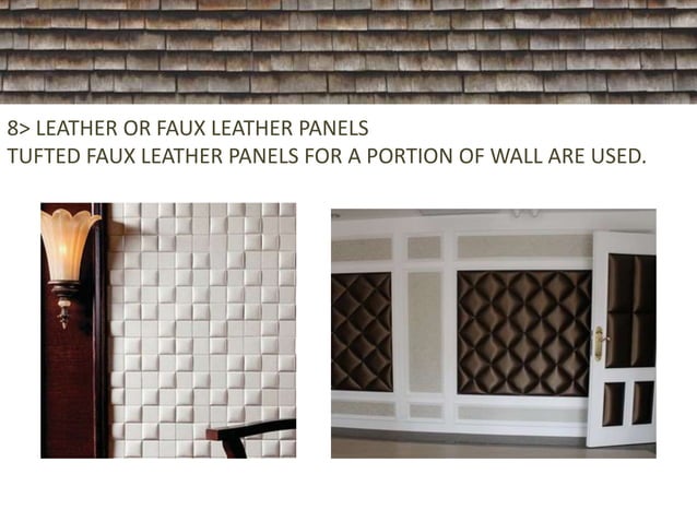 WALL FINISHES - MATERIALS AND APPLICATIONS | PPTX