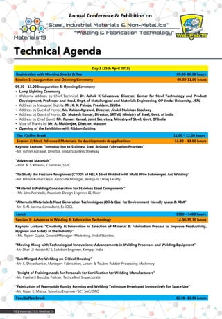 Materials'19 & weldFab'19 souvenir | PDF