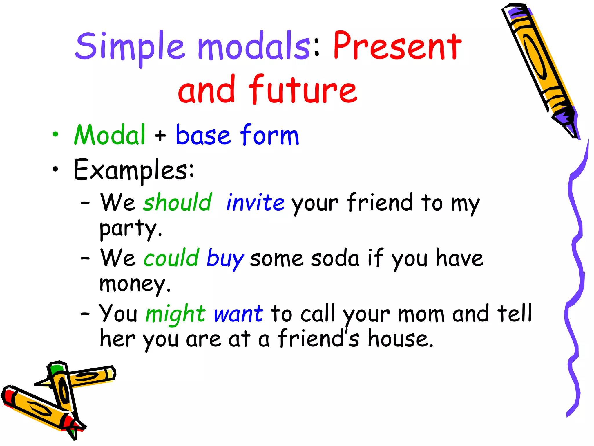 Materials about Modals.ppt