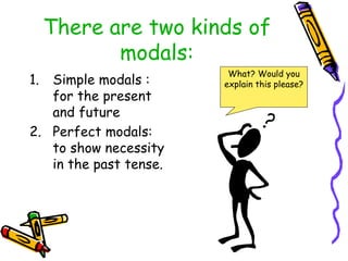 Materials about Modals.ppt